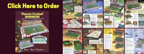 Electric Football Wishbook - Christmas Catalog Sports Game Anthology