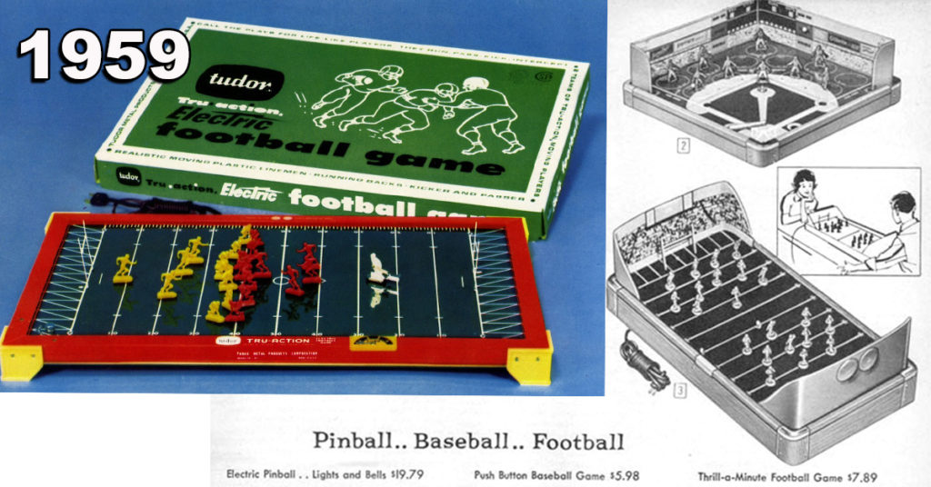 1959 Timeline FB - Electric Football History The Unforgettable Buzz